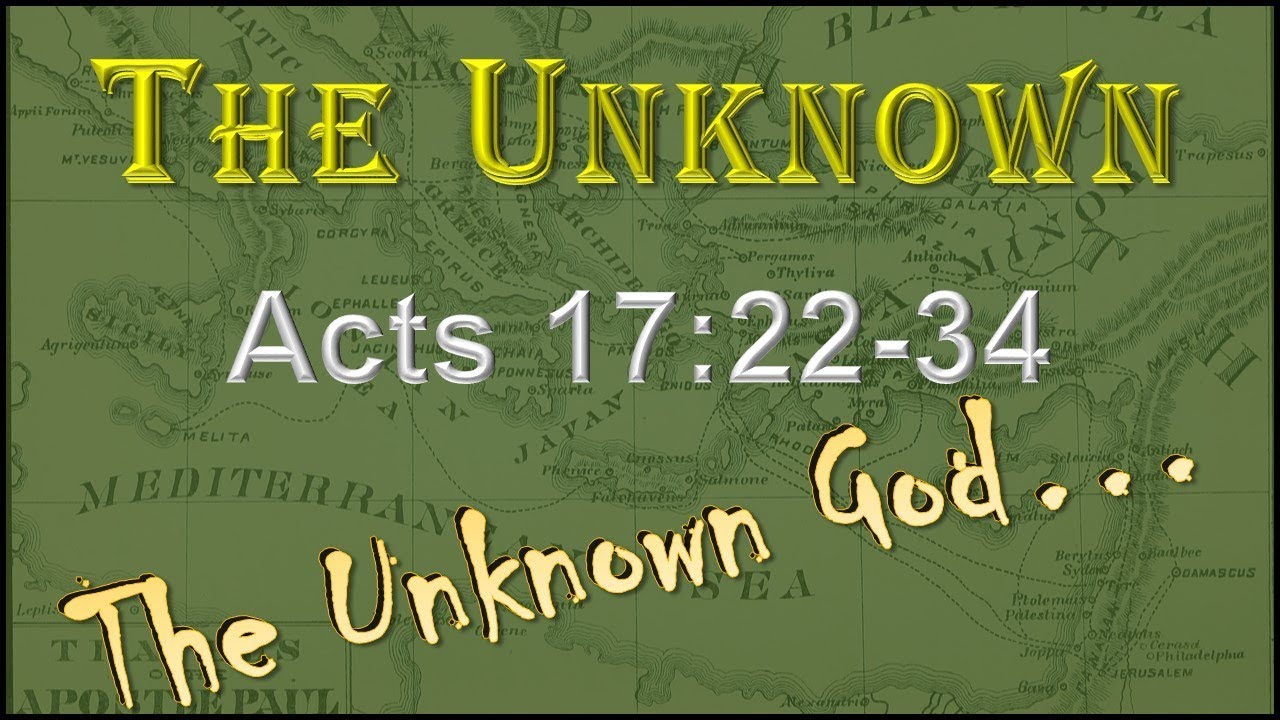 Paul and the UNKNOWN God shows that God is Not a Trinity – Living as a ...
